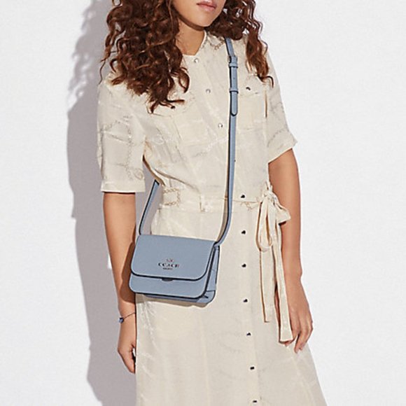 Coach | Bags | Coach C5626 Mini Brynn Crossbody Marble Blue | Poshmark